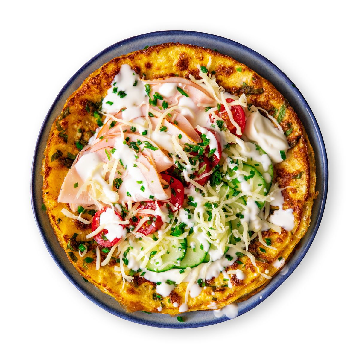 Power Omelette Wrap with Chicken by feastr